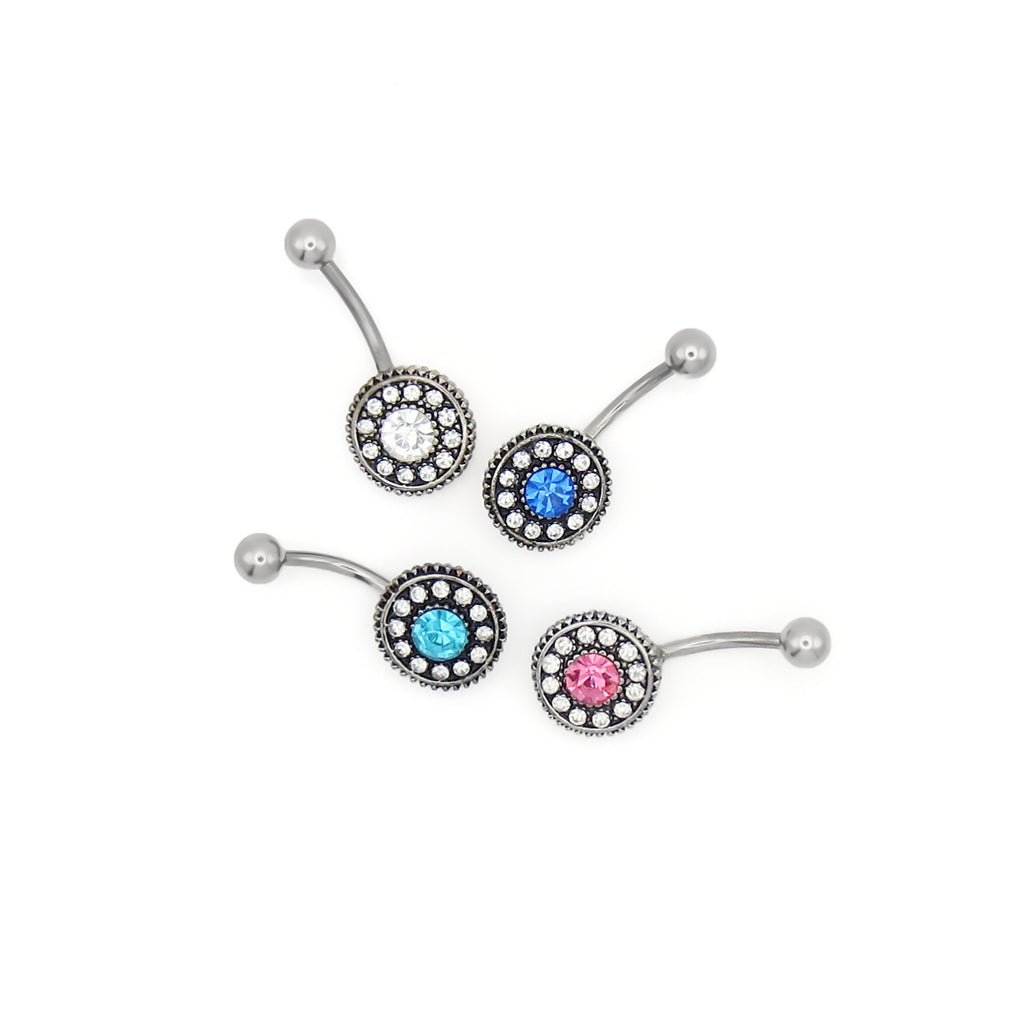 Gemstone Belly Button Rings | Glitters
